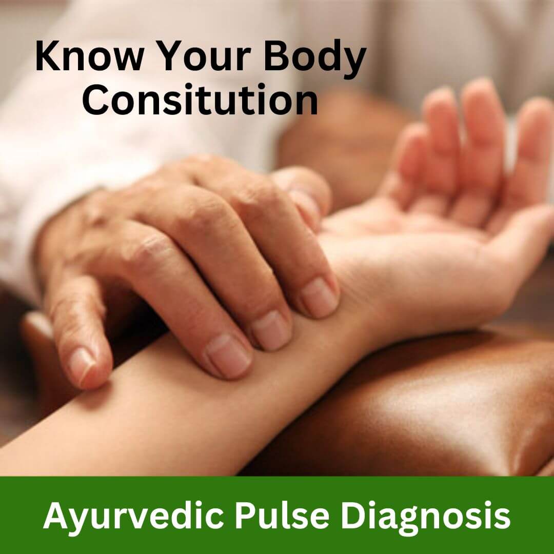Pulse Diagnosis (Body Constitution) by Traditional Ayurvedic Technique
